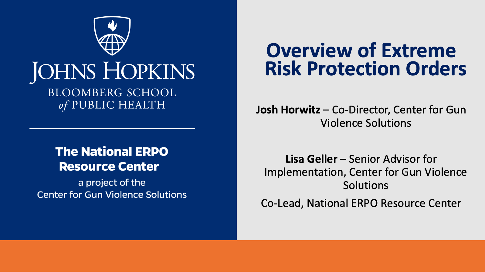 Overview of Extreme Risk Protection Orders | The National ERPO Resource ...